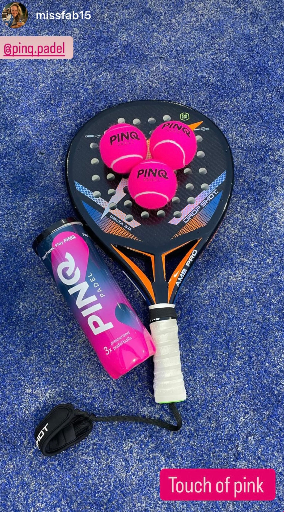 PINQ Padel - pink padel balls for you