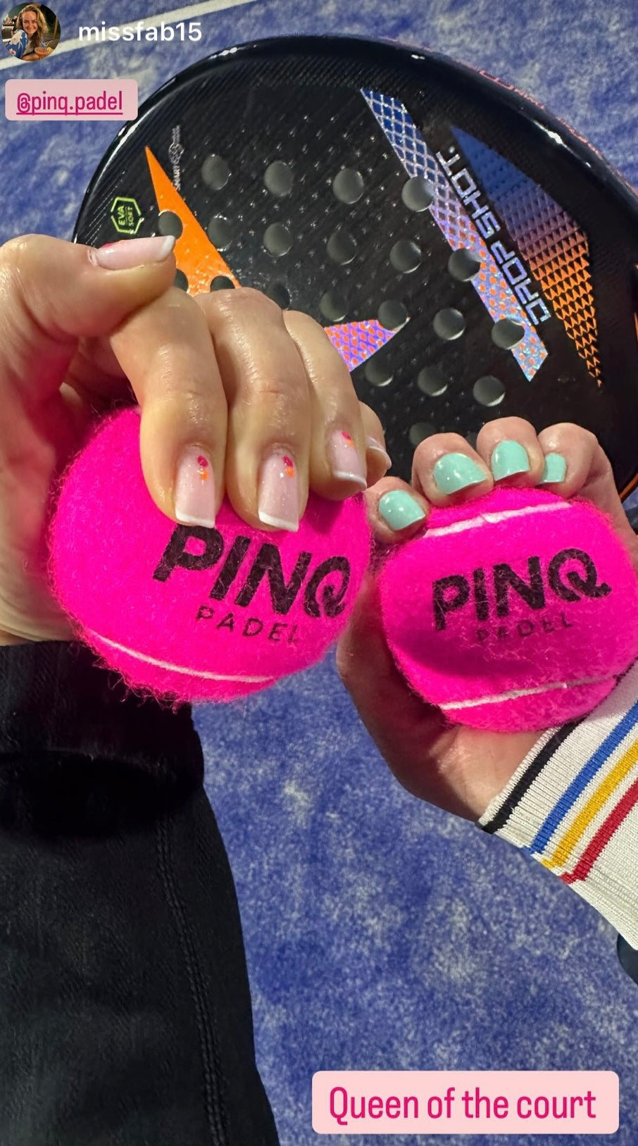 PINQ Padel - pink padel balls for you