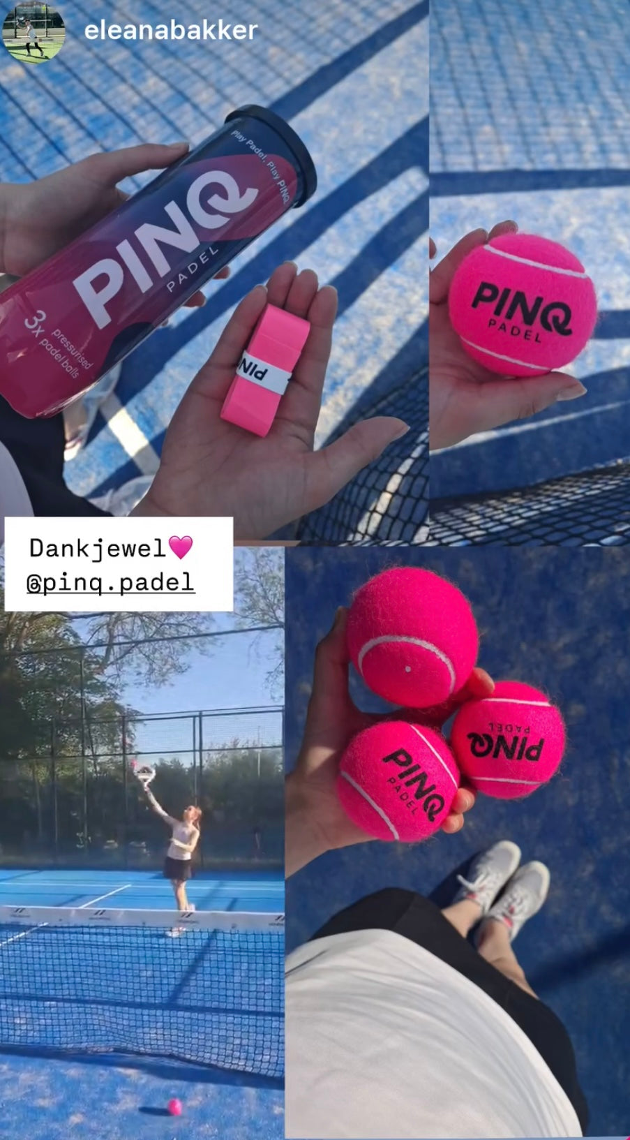 PINQ Padel - pink padel balls for you